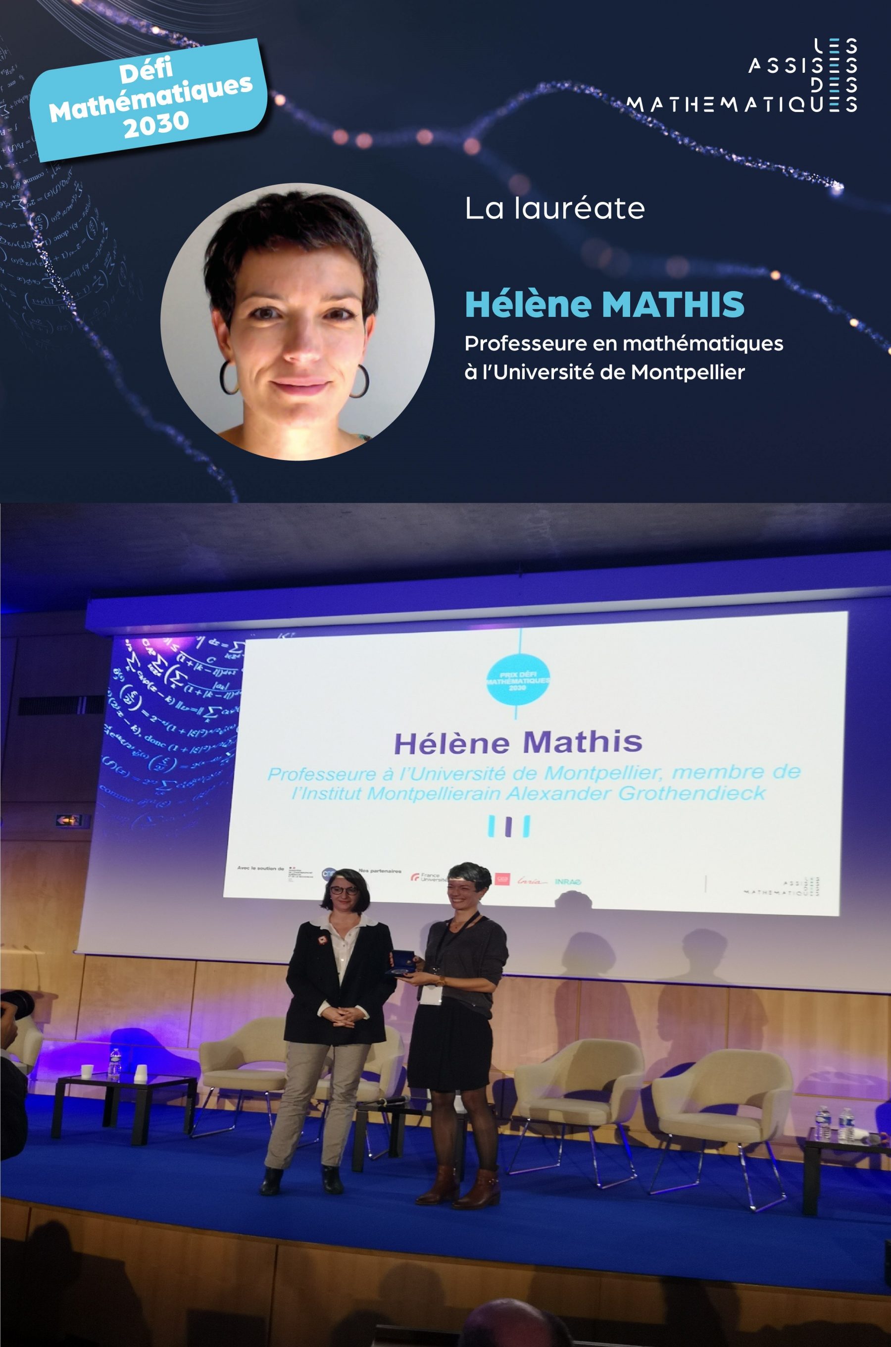 Hélène Mathis, lauréate du Défi Mathématiques 2030 ! – Institut ...